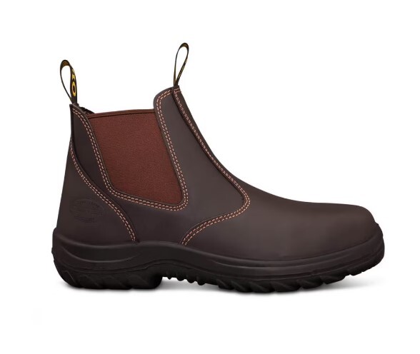 34-626 | Claret - OLIVER Elastic-Sided Boot | Peninsula Safety Supplies