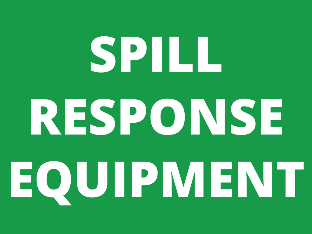 Sign - Spill Response Kit | Peninsula Safety Supplies